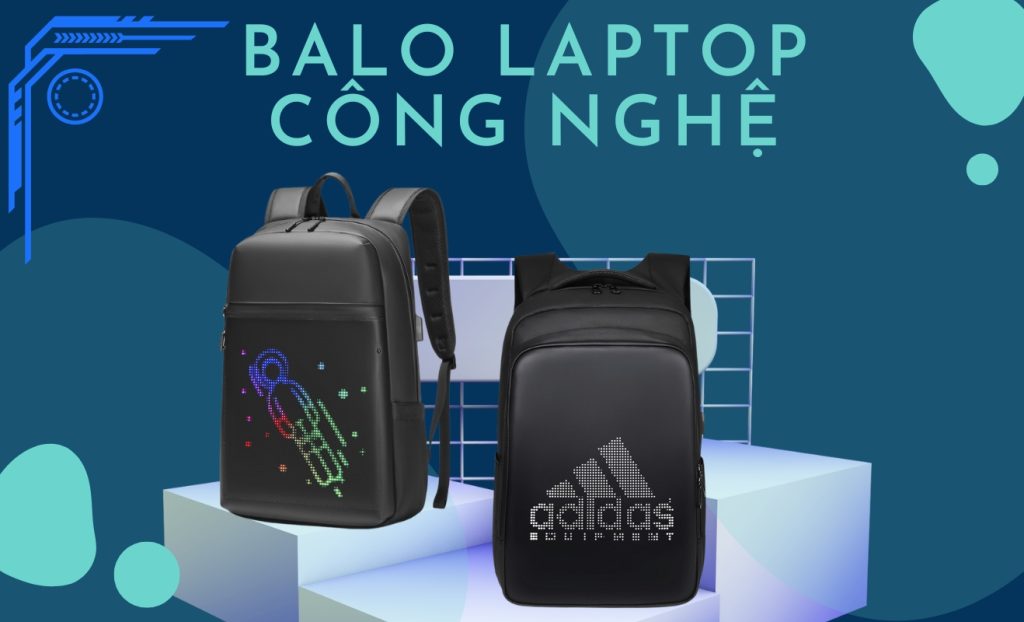 Phong cách nổi bật với balo laptop đa năng có hiển thị màn hình LED ...